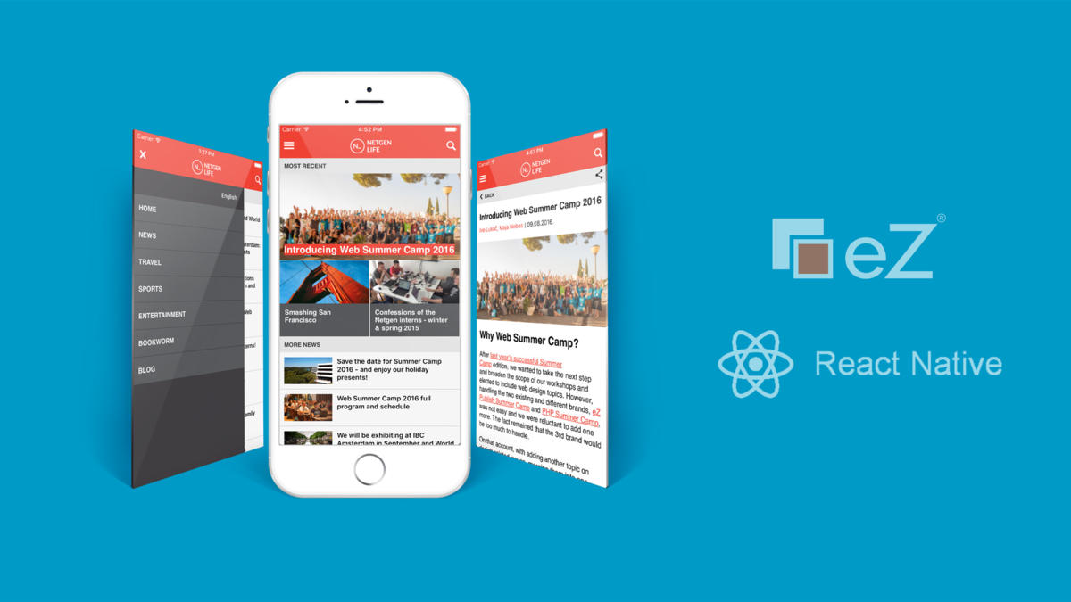 Netgen’s React Native demo application atop of eZ Publish REST API - Netgen Netgen’s React Native demo application atop of eZ Publish REST API - Netgen