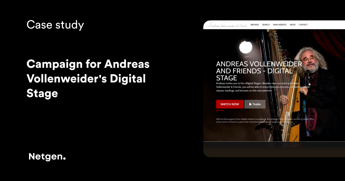 Andreas Vollenweider & Friends Digital Stage - Netgen