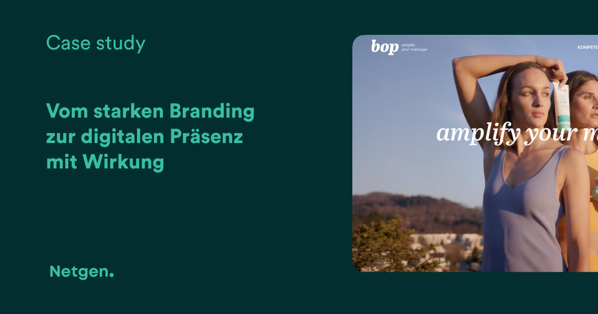 bop Communications – Web-Relaunch - Netgen